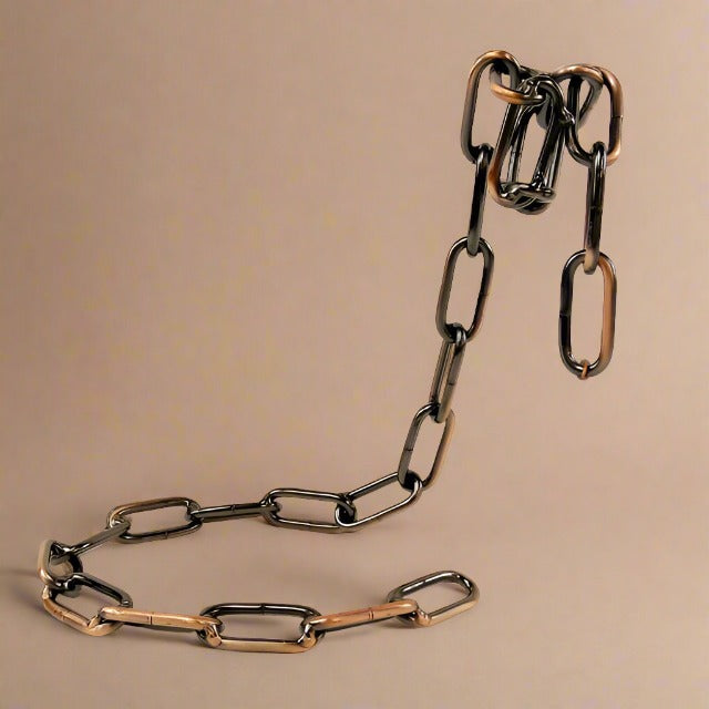 Gravity Defying Iron Chain Wine Bottle Stand – Dear Cece